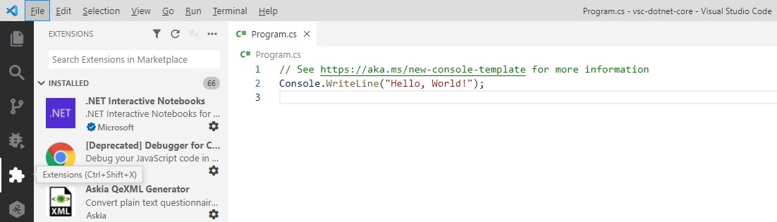 Add a NuGet package to a VS Code project - Experienced Knowledge