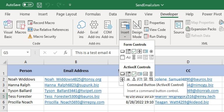 How to Send Email from Excel Using VBA - Experienced Knowledge