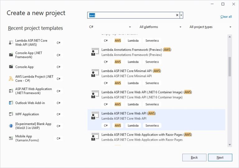 How To Deploy An Aspnet Web Api To Aws Lambda Experienced Knowledge